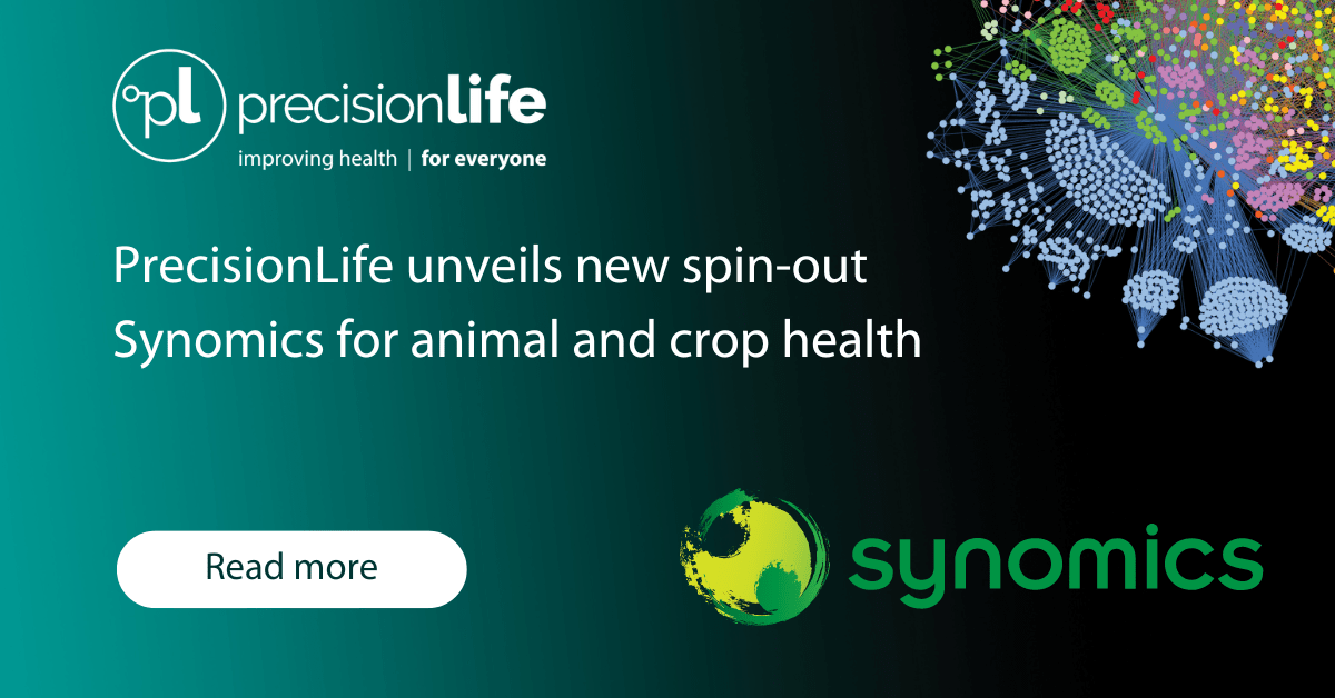 PrecisionLife unveils new spin-out Synomics taking its proven analytics ...