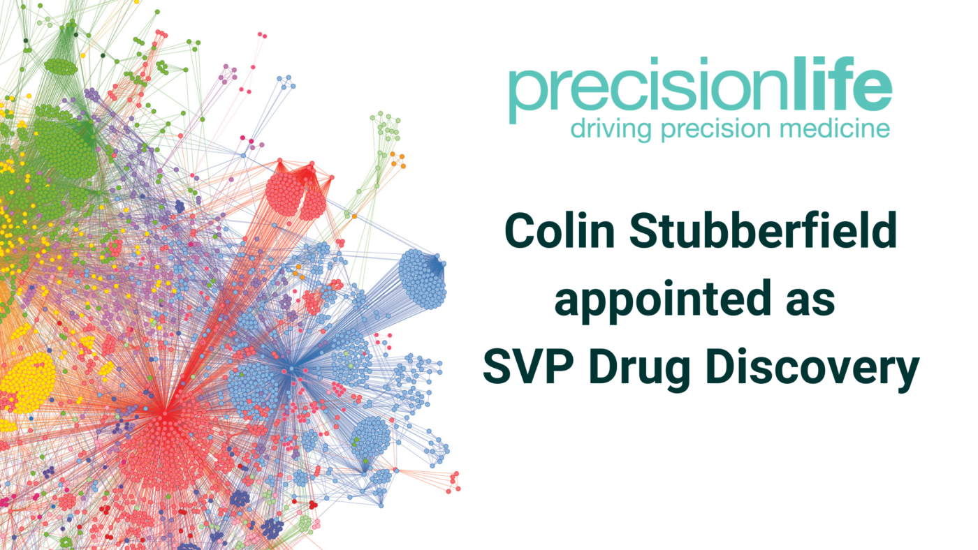 PrecisionLife announces appointment of Colin Stubberfield as SVP Drug ...